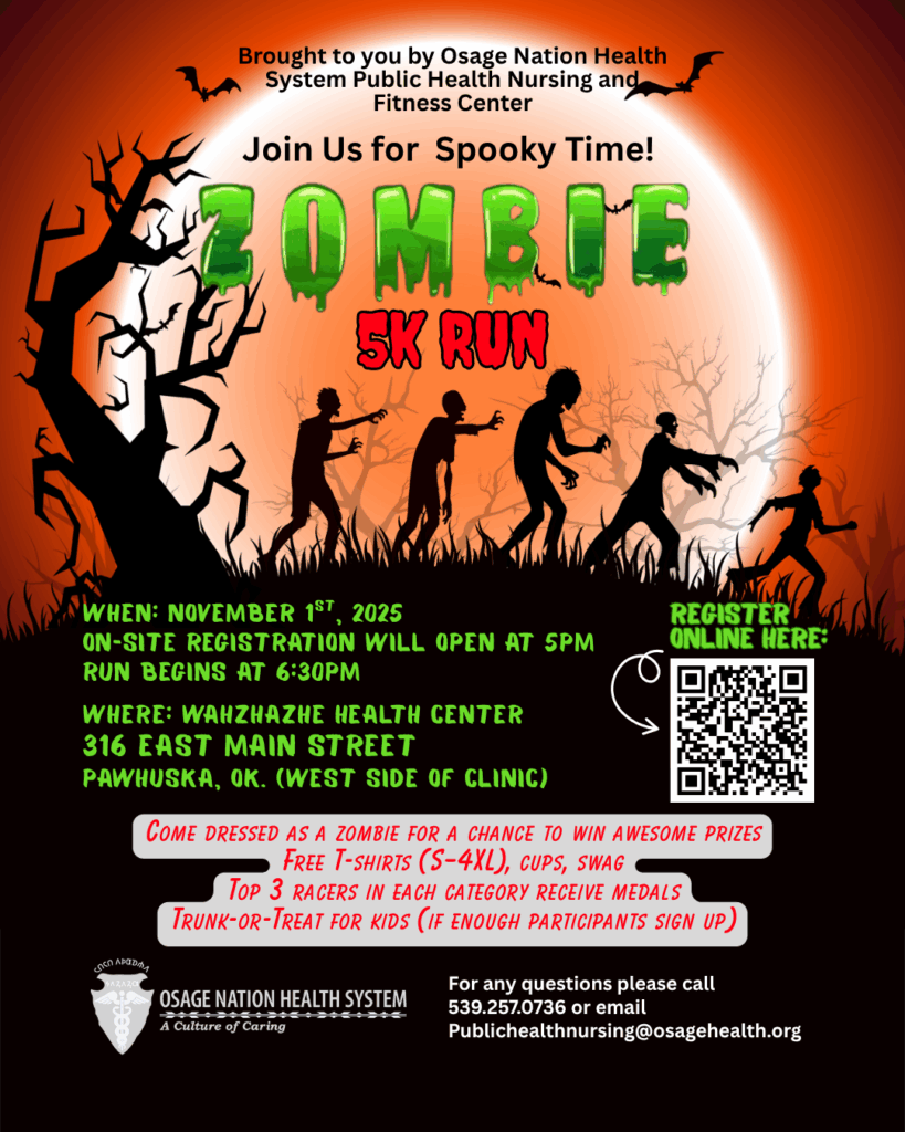 Osage Nation Health System Zombie 5K Run | Osage Nation Health System